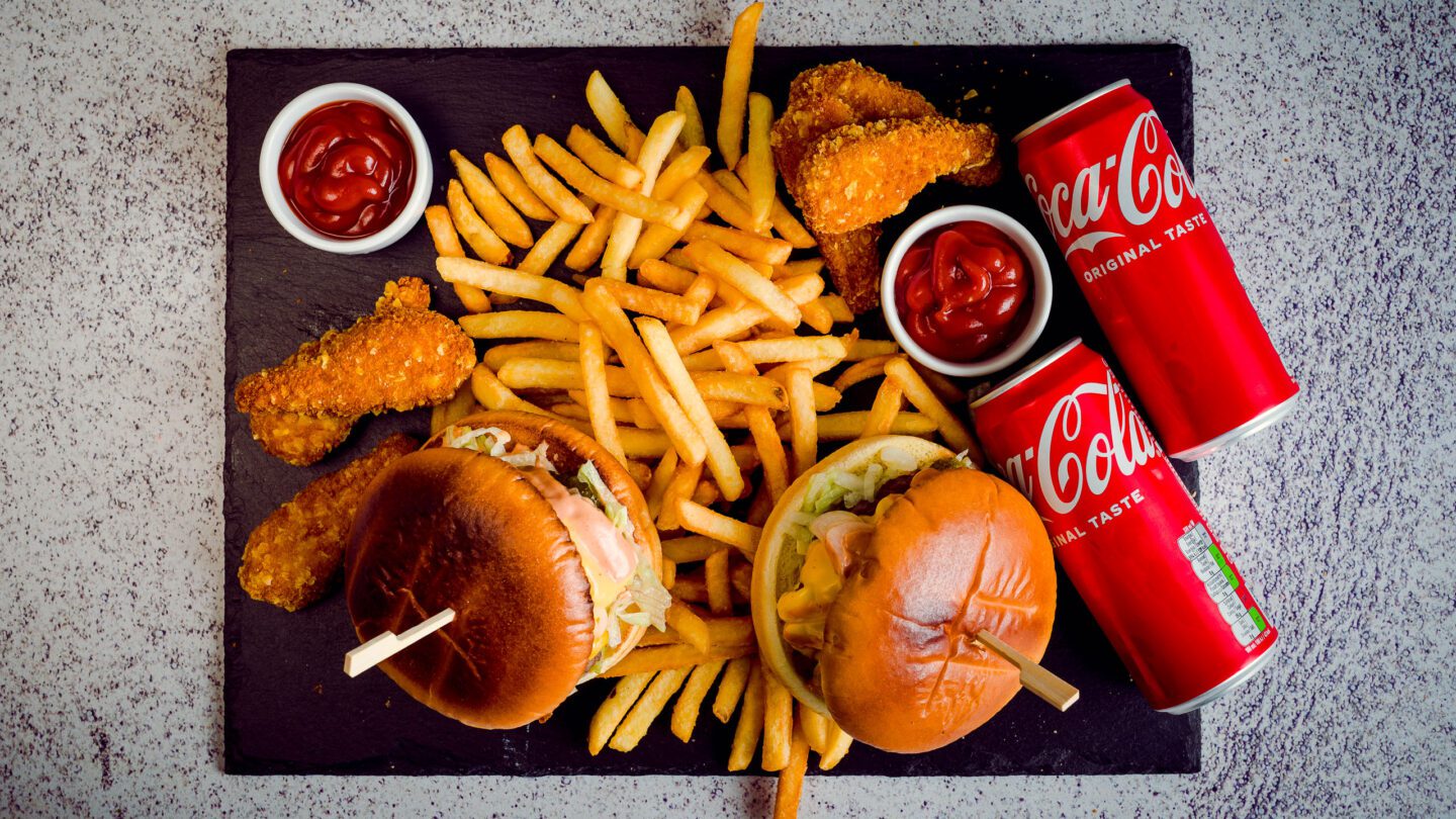 Double Burger Set | Ledenīte Cafe